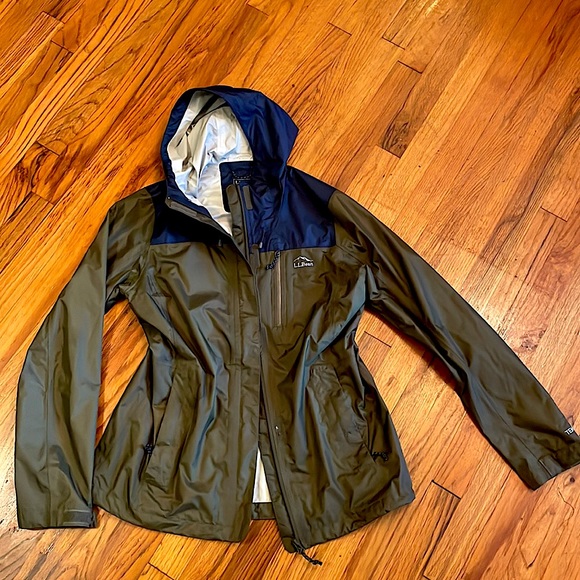 L.L. Bean | Jackets & Coats | Ll Bean Trail Model Rain Jacket Color ...